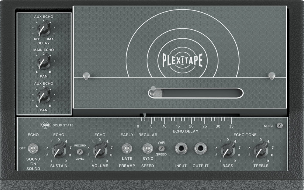 PlexiTape - Vintage Tape Echo Plugin (AAX, AU, CLAP, VST2, VST3)