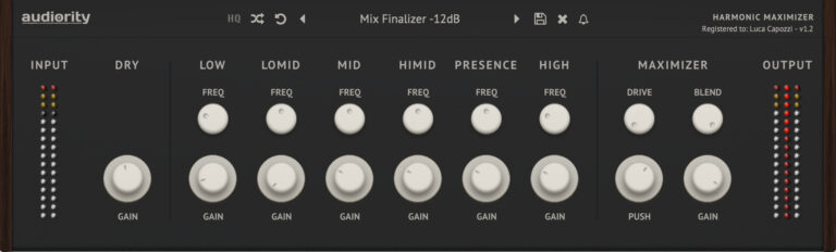 Harmonic Maximizer - Multiband Exciter and Loudness Maximizer Plugin ...