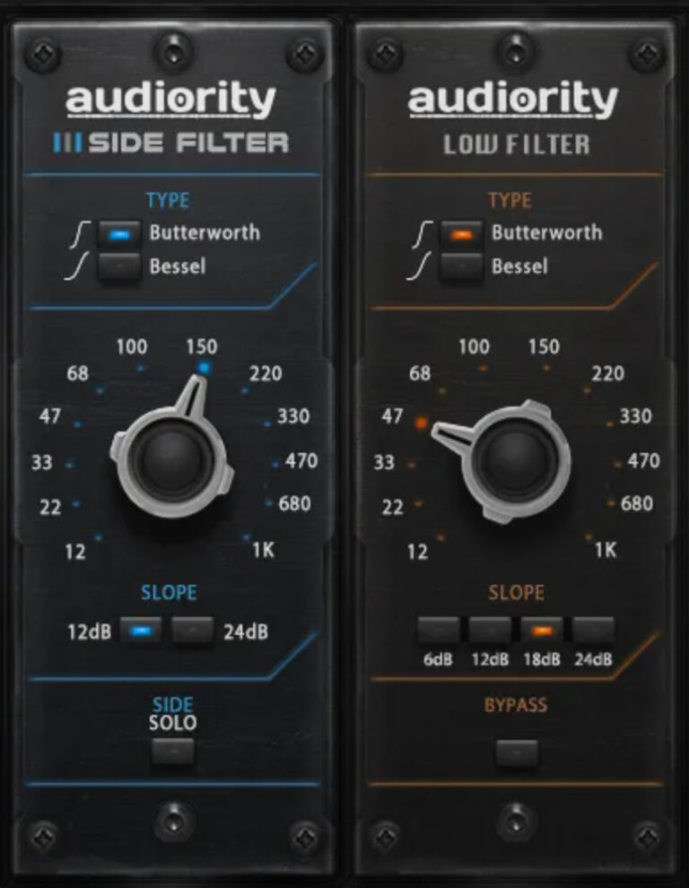 Side Filter - Ultra Easy Low End Filter Plugins (VST, AU, AAX)