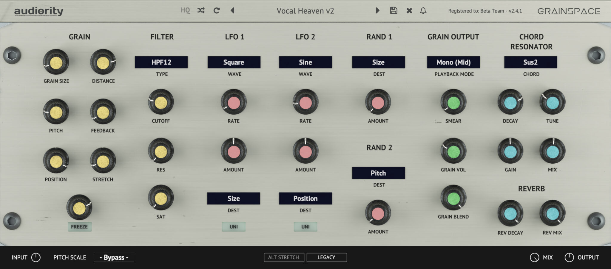 GrainSpace - Granular Reverb Plugin (AAX, AU, CLAP, VST2, VST3)
