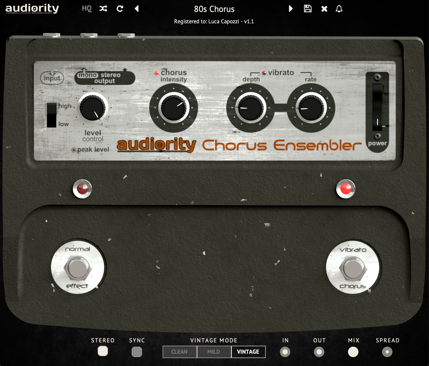 Chorus Ensembler - Legendary Chorus / Vibrato Plugin (VST2, VST3, AU, AAX)